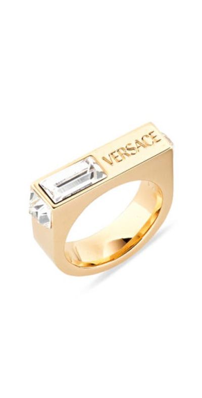 versace gold ring