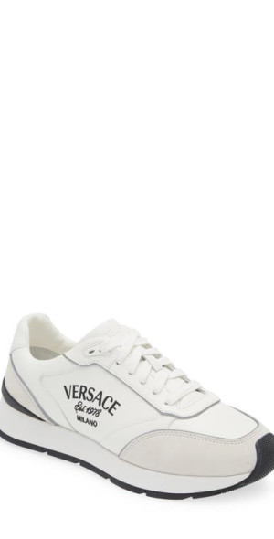 Versace - Milano Sneaker in White at Nordstrom