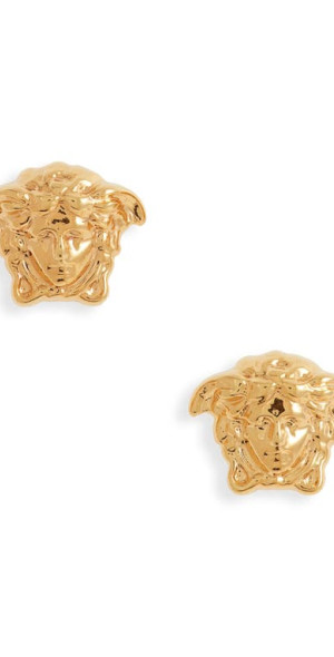 Versace Palazzo Medusa Stud Earrings in Warm Gold at Nordstrom