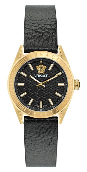 Versace - V-Code Bracelet Watch, 36mm in Ip Yellow Gold