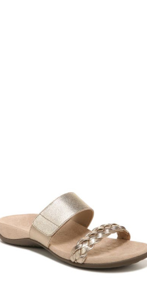 Vionic - Jeanne Slide Sandal in Gold at Nordstrom