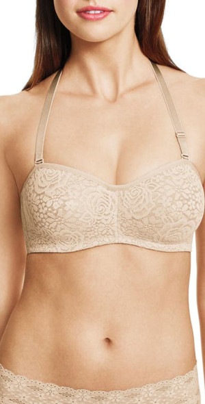Wacoal - Halo Lace Convertible Underwire Bra in Naturally Nude at Nordstrom