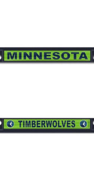WINCRAFT - Minnesota Timberwolves Chrome Color License Plate Frame in ...