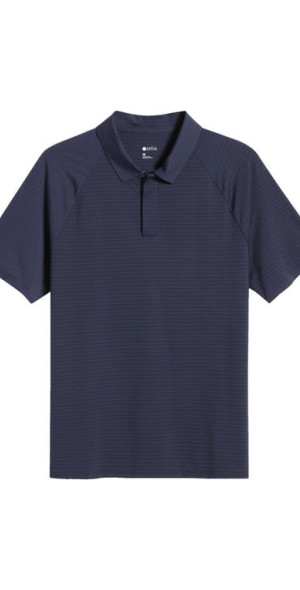 zella - Fadeout Stripe Performance Polo in Navy Eclipse