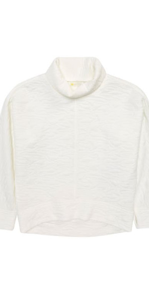 zella - Kids' Carey Quilted Funnel Neck Pullover in Ivory at Nordstrom