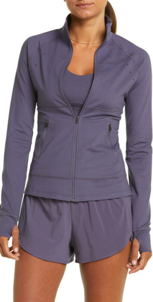 zella - Performance Jacket in Grey Stone