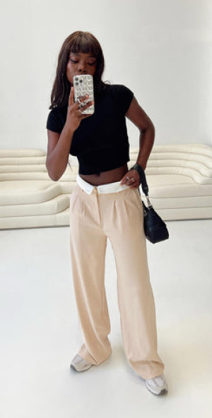 Princess Polly - Lacro Pants Beige