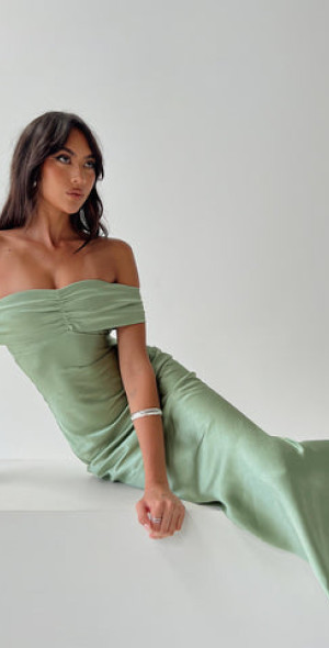 Princess Polly - Sadee Maxi Dress Sage