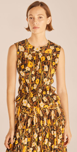 Rebecca Taylor - Daphne Fleur Mesh Shell