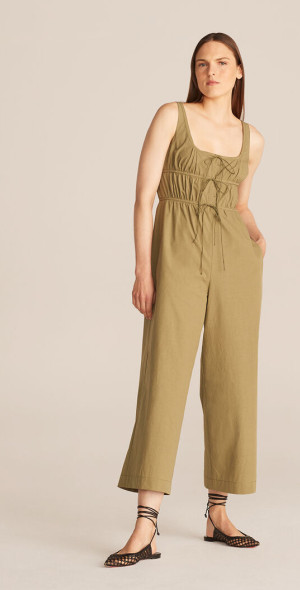 Rebecca Taylor - Full-Length Poplin Romper