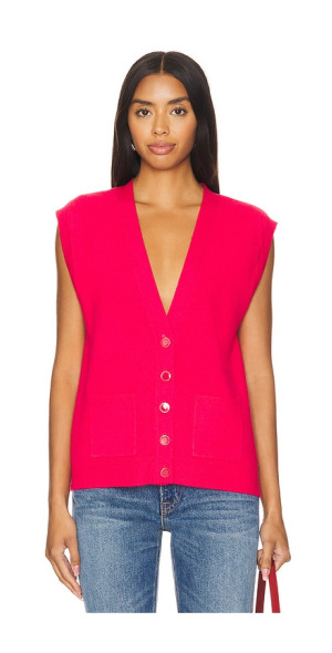 525 - Jessica Button Front Vest