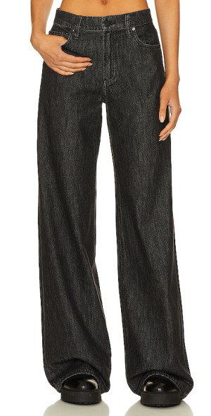 Alice + Olivia - Alice + Olivia Trish Low Rise Baggy Jean