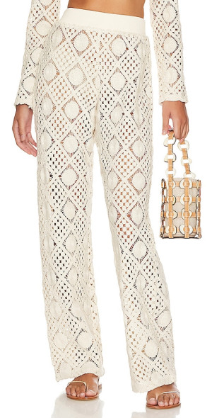 Andrea Iyamah - Hira Crochet Pants