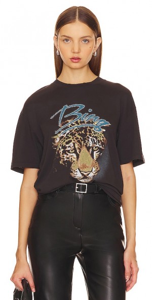 ANINE BING - Walker Leopard Tee