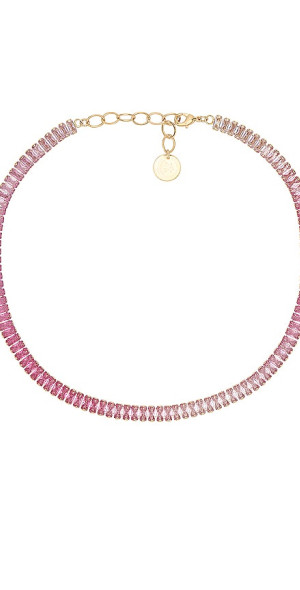 Anton Heunis - Tennis Necklace With Graffiti Effect