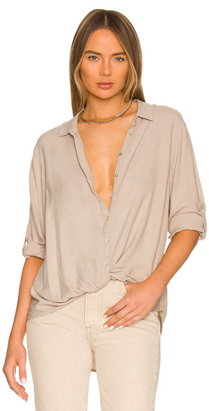 Bobi - Button Up Tee