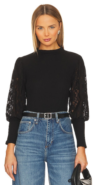 Bobi - Lace Long Sleeve Sweater