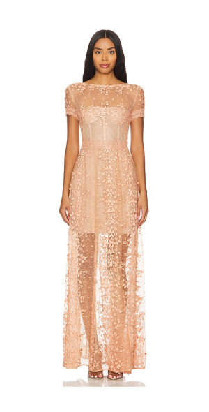 Bronx and Banco - Megan Cap Sleeve Gown