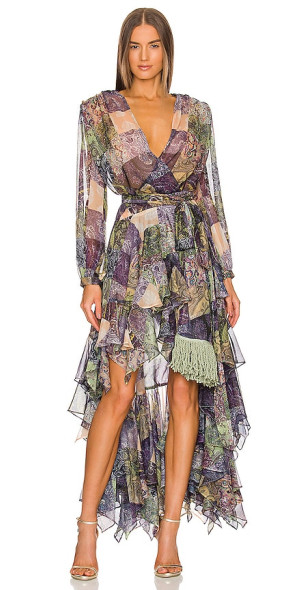 Bronx and Banco - x REVOLVE Farah Patchwork Midi Dress