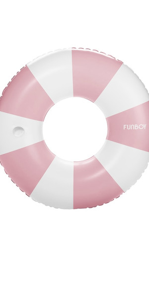 FUNBOY - Pink Vintage Stripe Tube Float