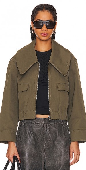 Ganni - Wide Collar Jacket