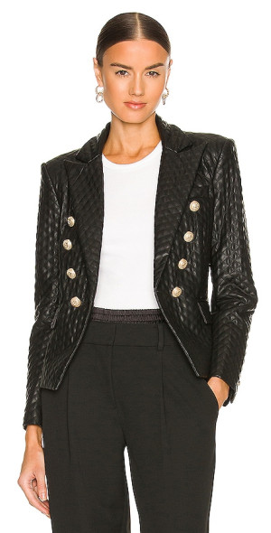 Generation Love - Angie Faux Leather Blazer