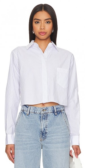 Good American - Crop Uniform Shirt