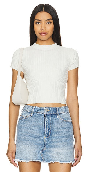 Good American - Mock Tee