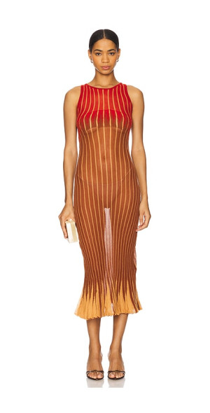 ISA BOULDER - Gradflare Dress