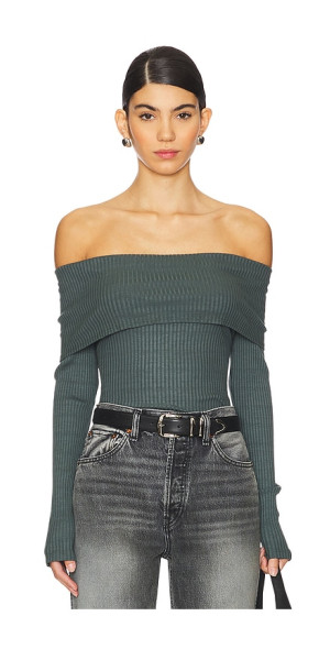 LA Made - Kayla Off Shoulder Long Sleeve Top
