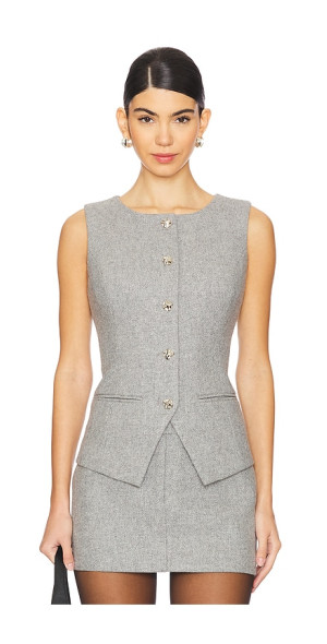 Line & Dot - Damson Vest