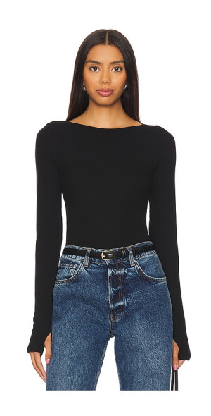 LNA - Bellina Ribbed Long Sleeve Top