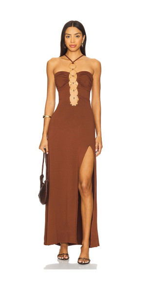 Luli Fama - Halter Ring Long Dress