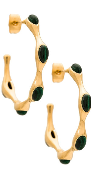 Missoma malachite earrings store