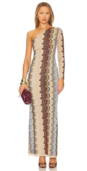 Missoni - One Shoulder Maxi Dress