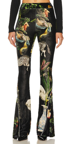 Monse - Print Velvet Leggings