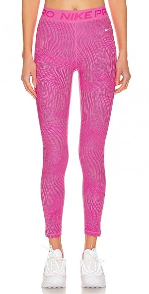 Nike - Pro Cropped Printed Leggings