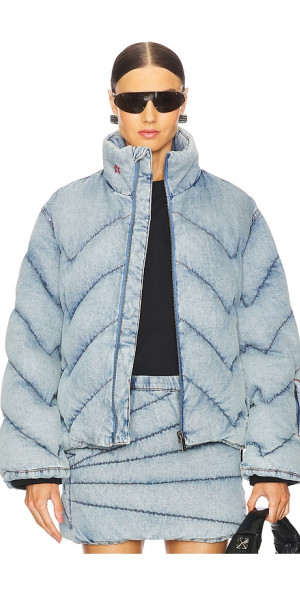 Perfect Moment - Denim Puffer Jacket