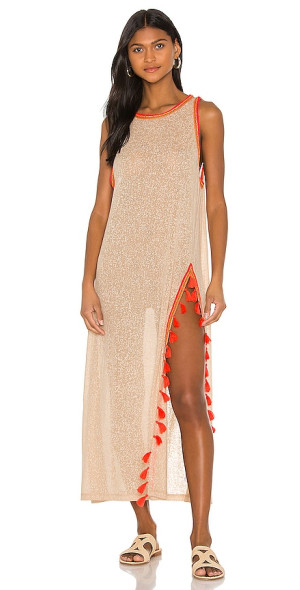 Pitusa - Tassel Slit Dress