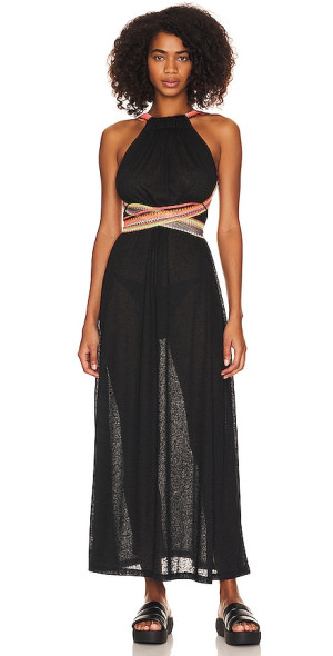 Pitusa - X Revolve Inca Crossback Halter Maxi Dress