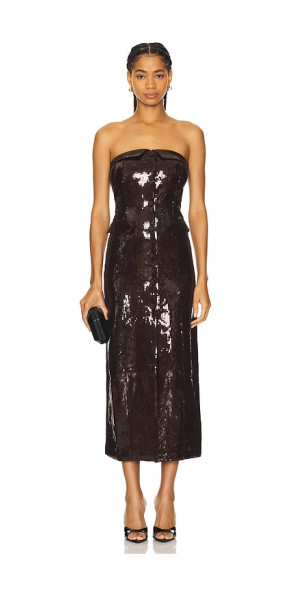 ROTATE - Slim Midi Dress