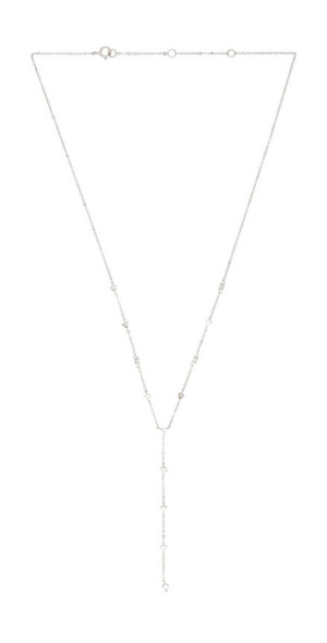 SHASHI - Solitaire Station Lariat Necklace