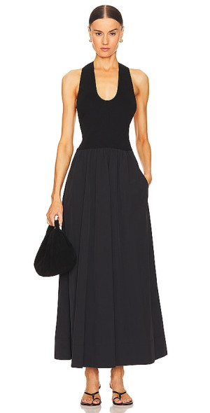 St. Agni - Plunge Neck Dress