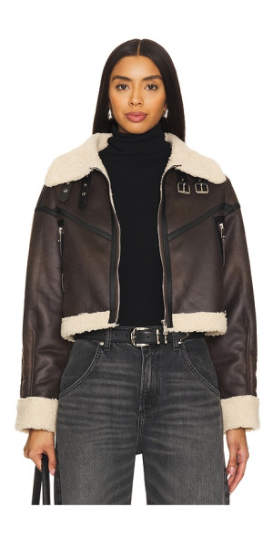 superdown - Amelia Faux Leather Jacket