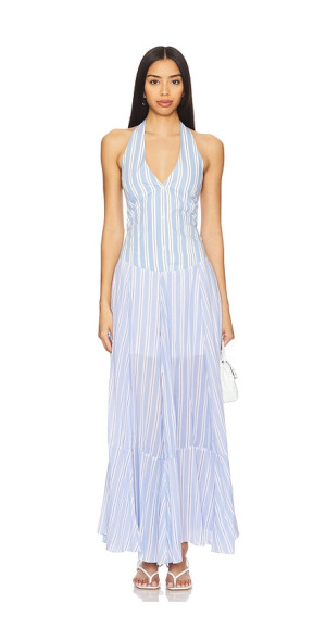 SWF - Halter Vest Maxi Dress