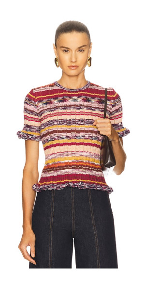 Ulla Johnson - Miya Short Sleeve Knit Top