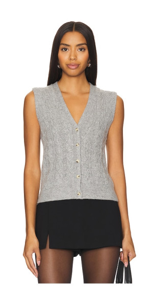Vince - Cable Button Vest