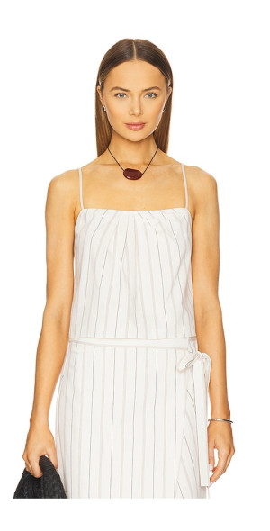 Vince - Seedling Stripe Draped Front Tank