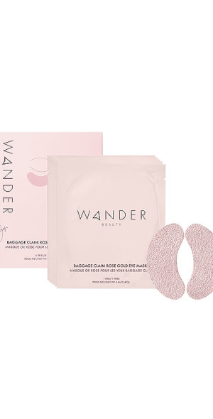 Wander Beauty - Baggage Claim Rose Gold Eye Masks 6 Pack
