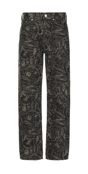 XLARGE - Discharge Print Denim Pants